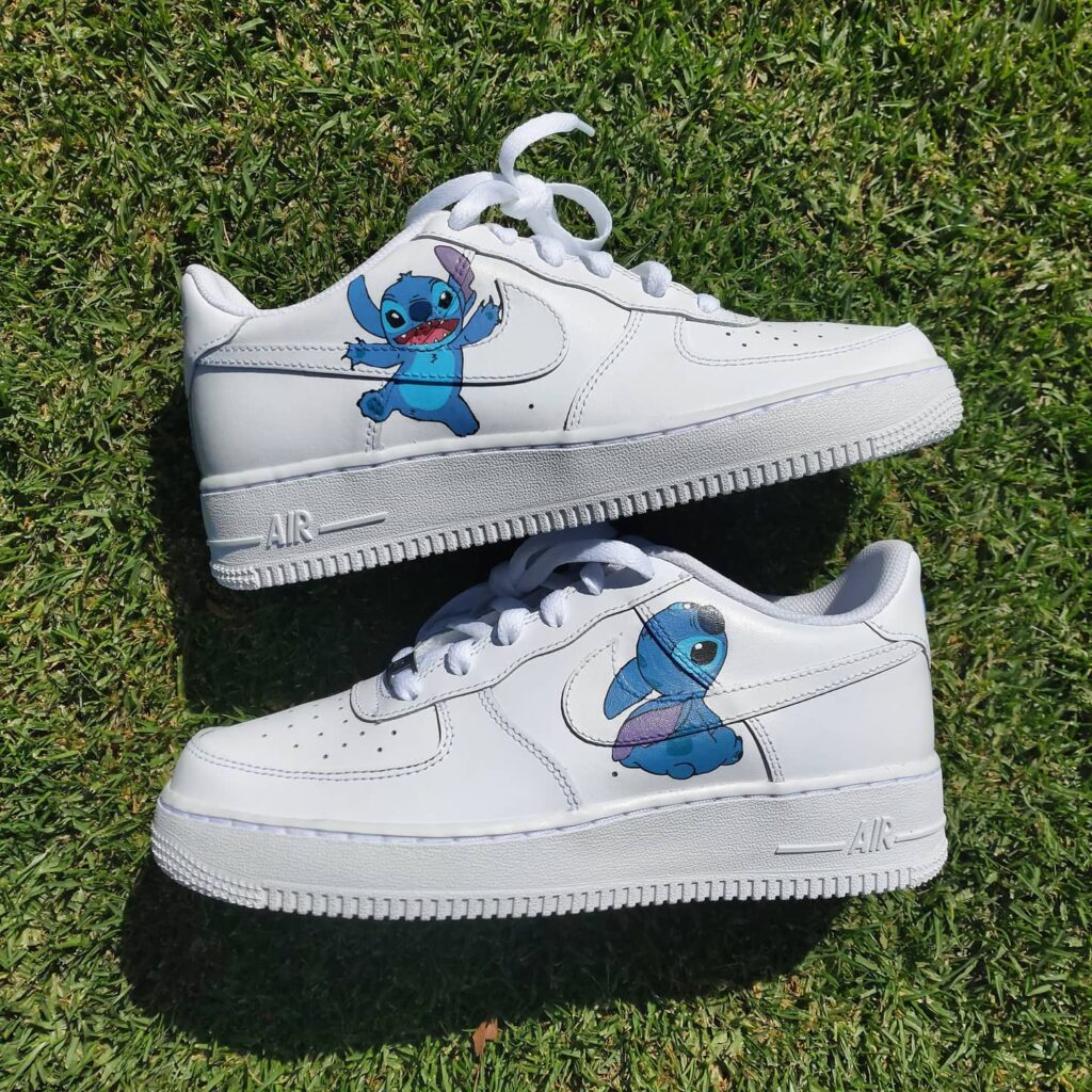 Stitch Air Force 1 Custom – Daniel Customs