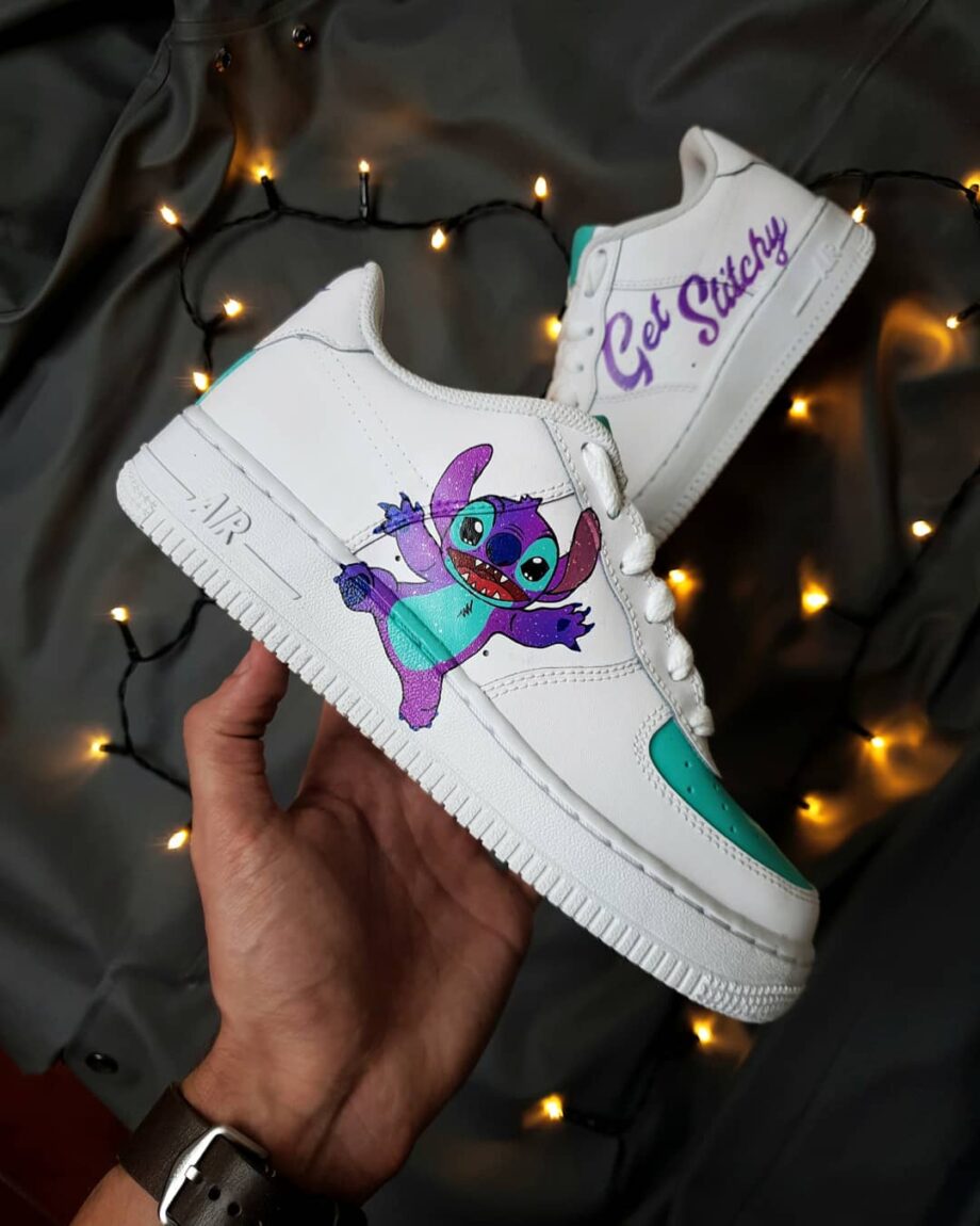Stitch Air Force 1 Custom – Daniel Customs