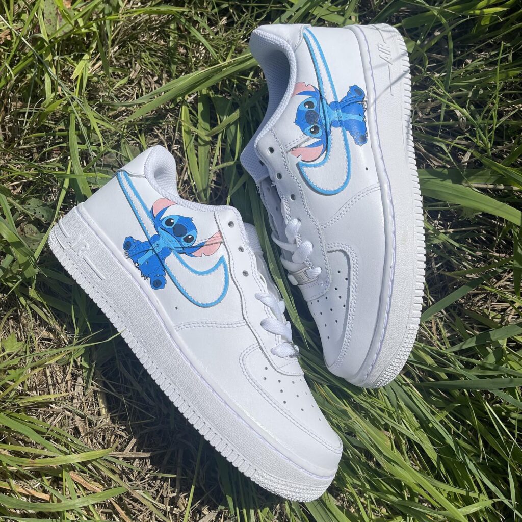 Stitch Air Force 1 Custom – Daniel Customs