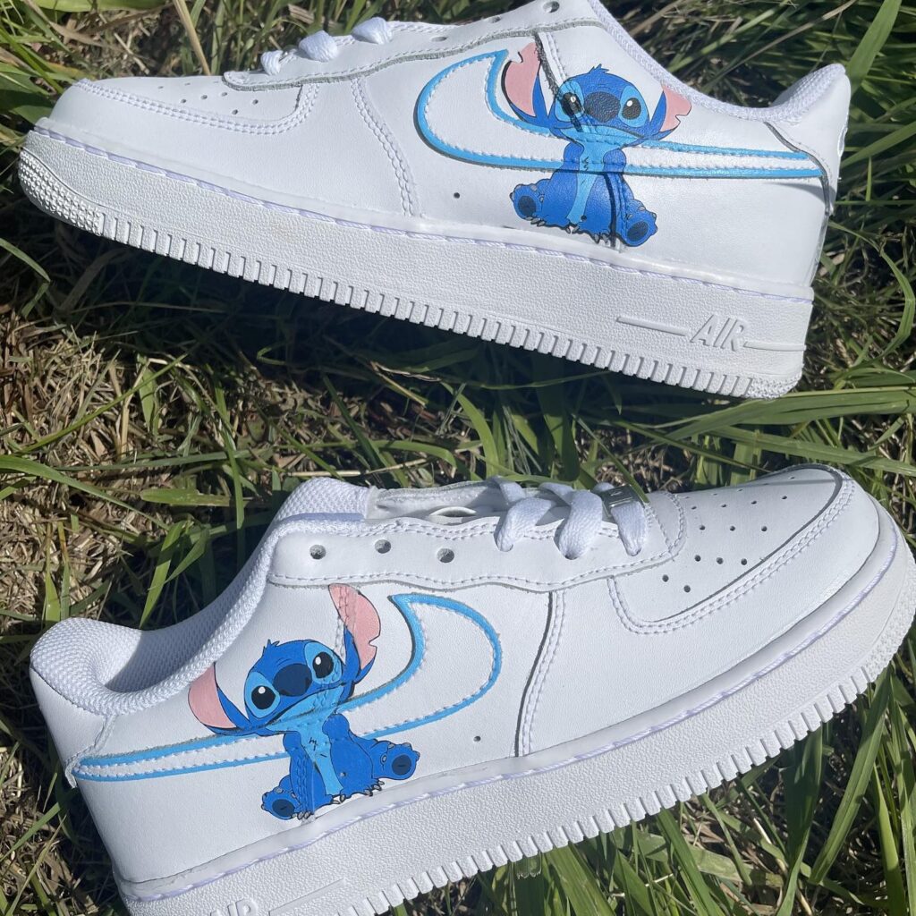Stitch Air Force 1 Custom – Daniel Customs