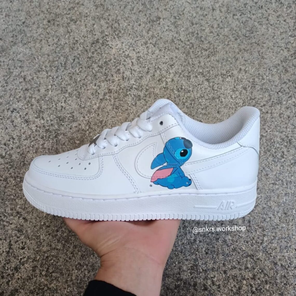 Stitch Air Force 1 Custom – Daniel Customs