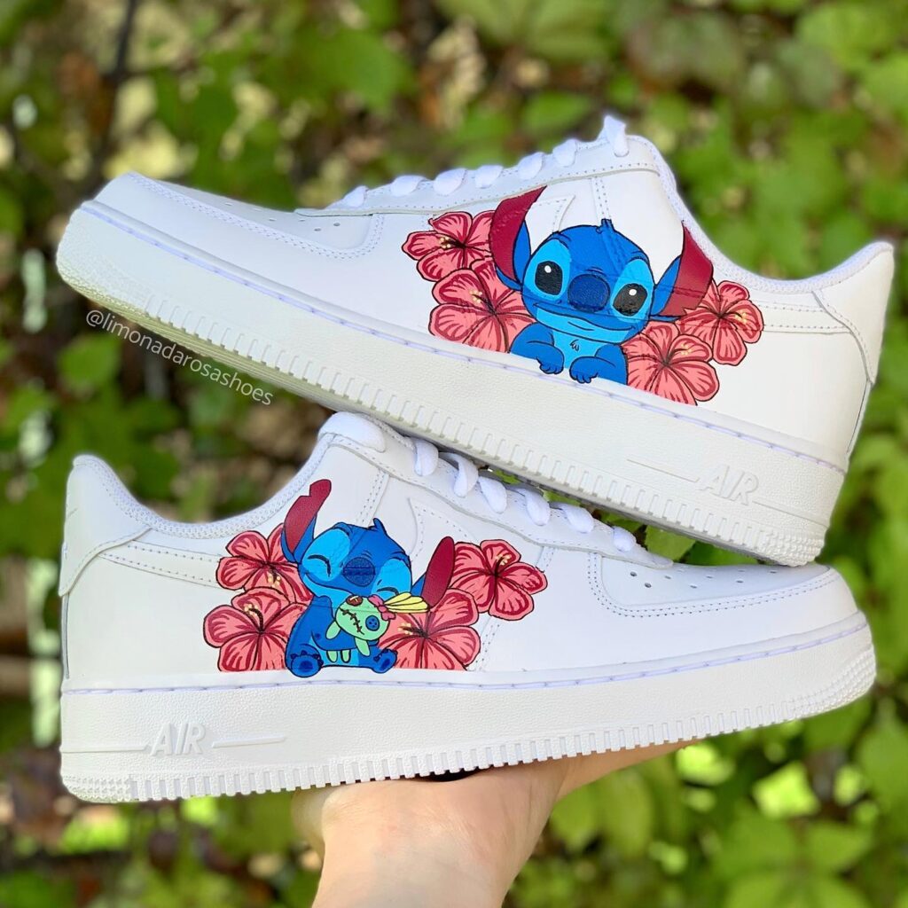 Stitch Air Force 1 Custom – Daniel Customs