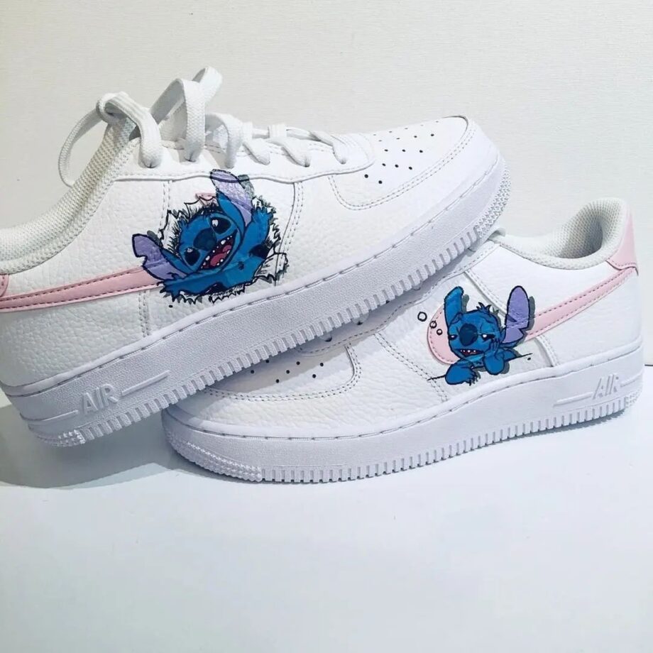 Stitch Air Force 1 Custom – Daniel Customs