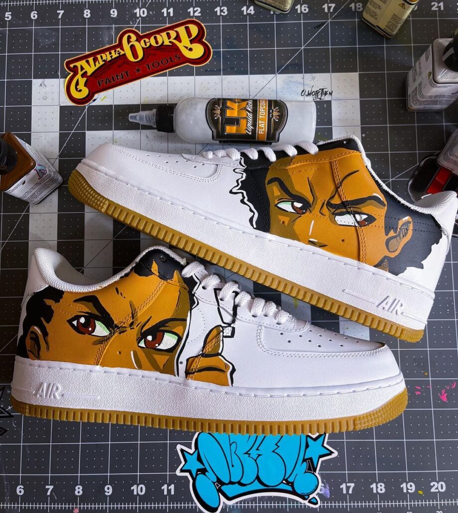 The Boondocks Air Force 1 Custom – Daniel Customs