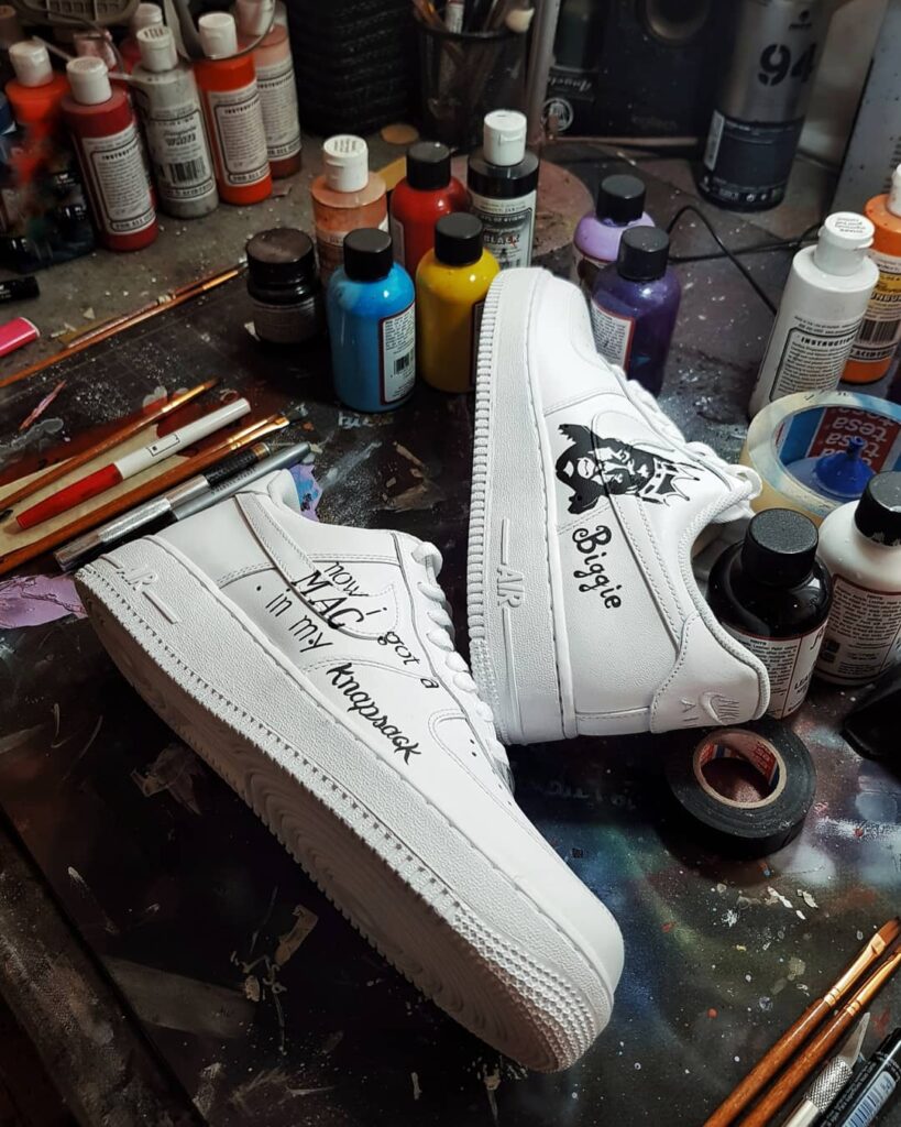 The Notorious BIG Air Force 1 Custom – Daniel Customs