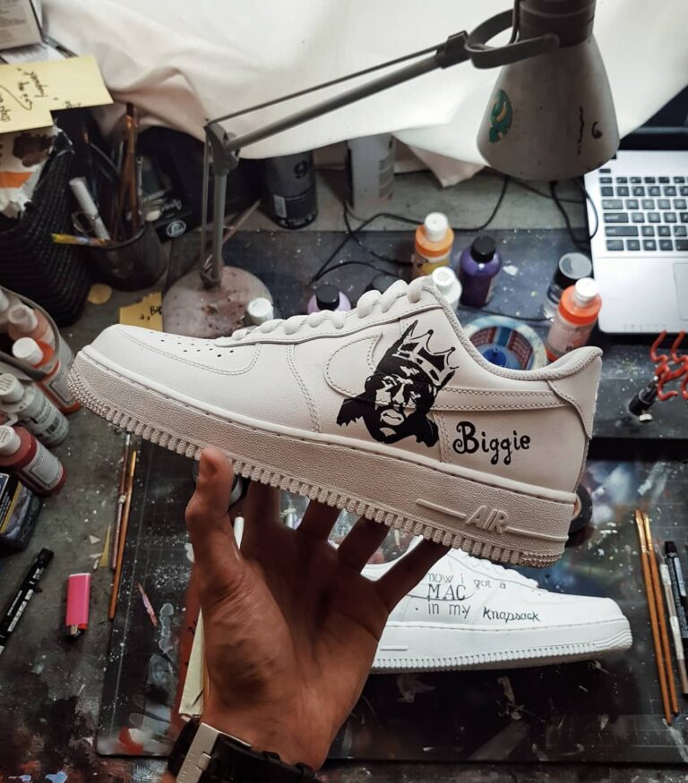 The Notorious BIG Air Force 1 Custom – Daniel Customs
