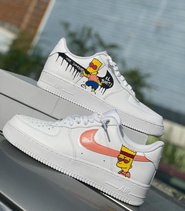 The Simpsons Air Force 1 Custom – Daniel Customs