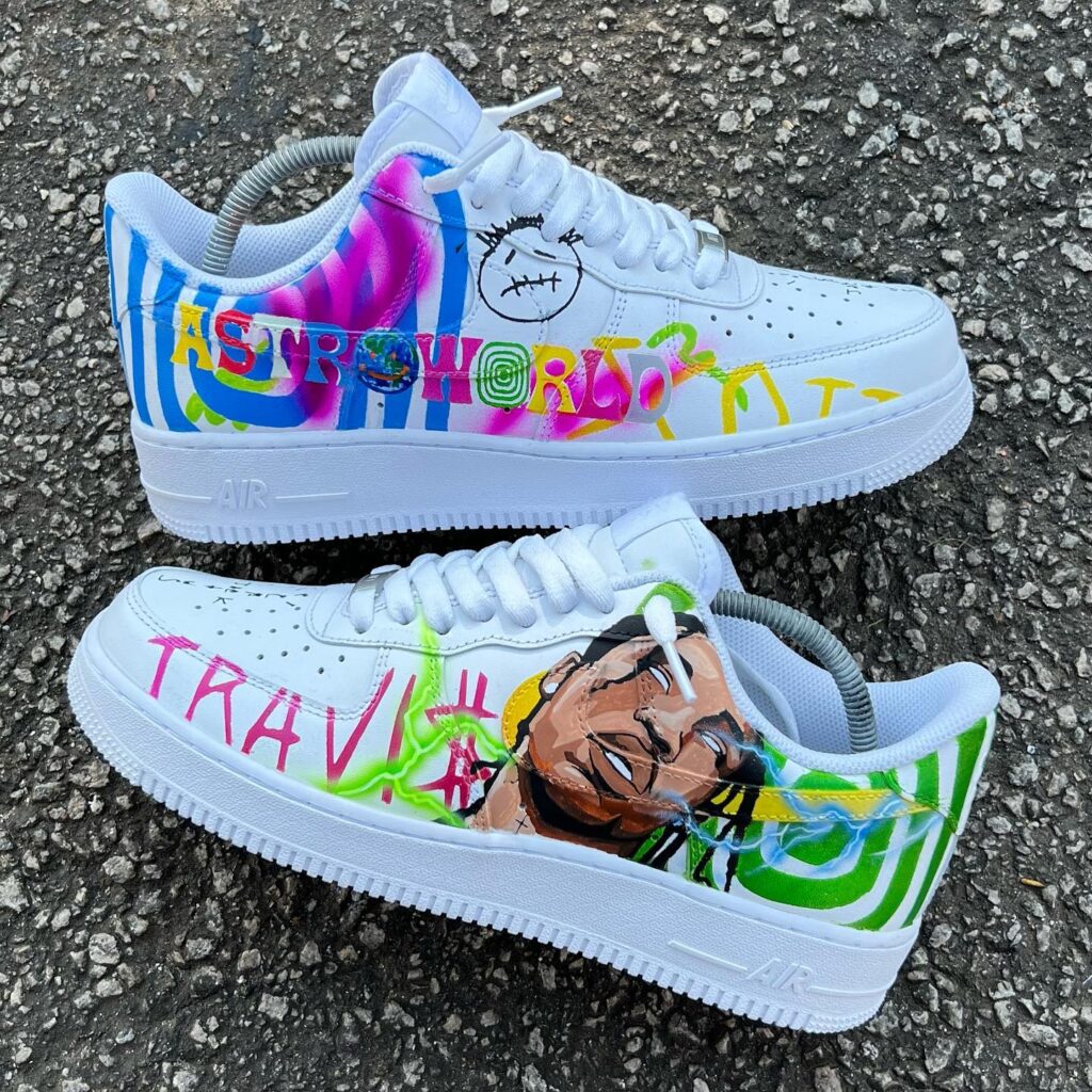 Travis Scott Air Force 1 Custom – Daniel Customs