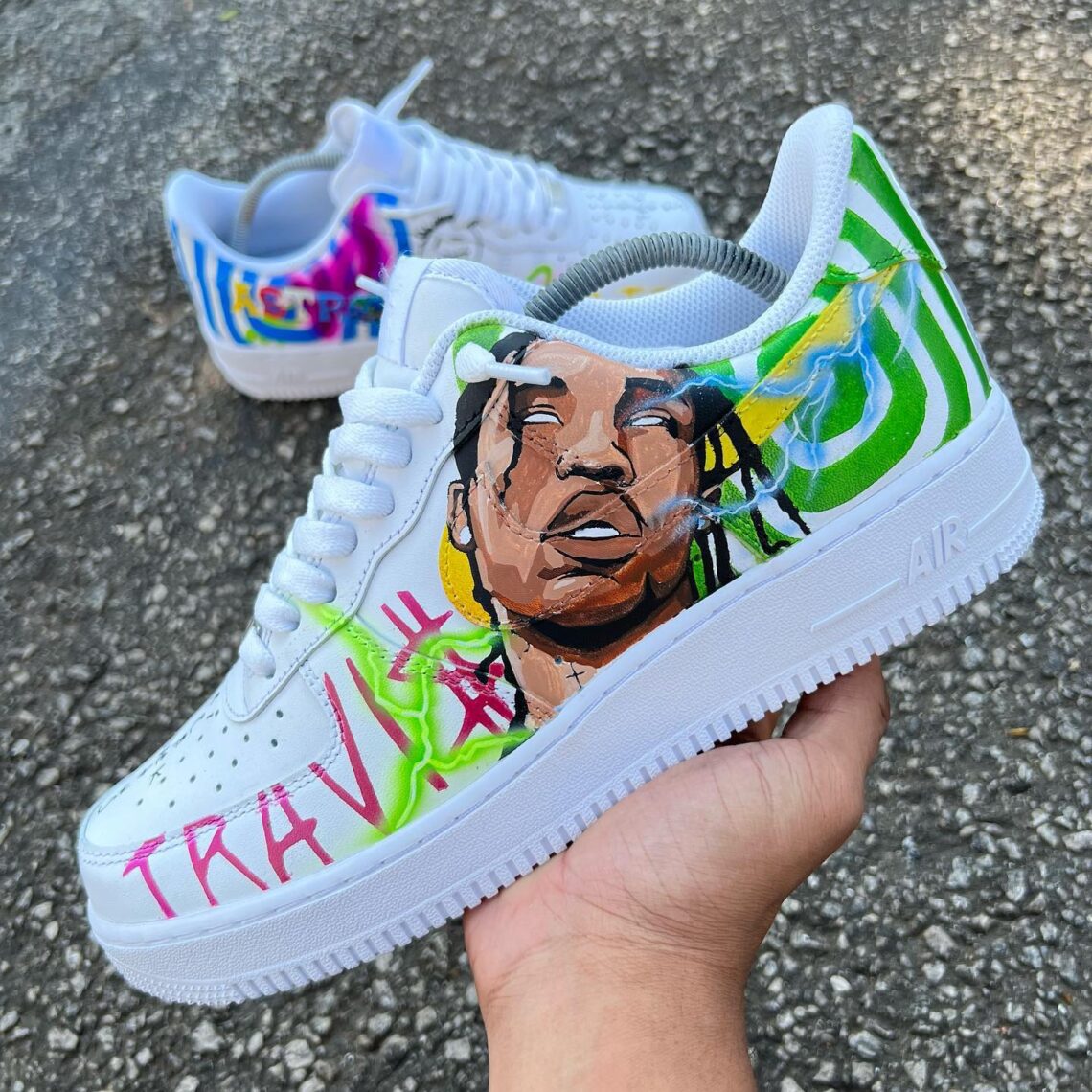 Travis Scott Air Force 1 Custom – Daniel Customs