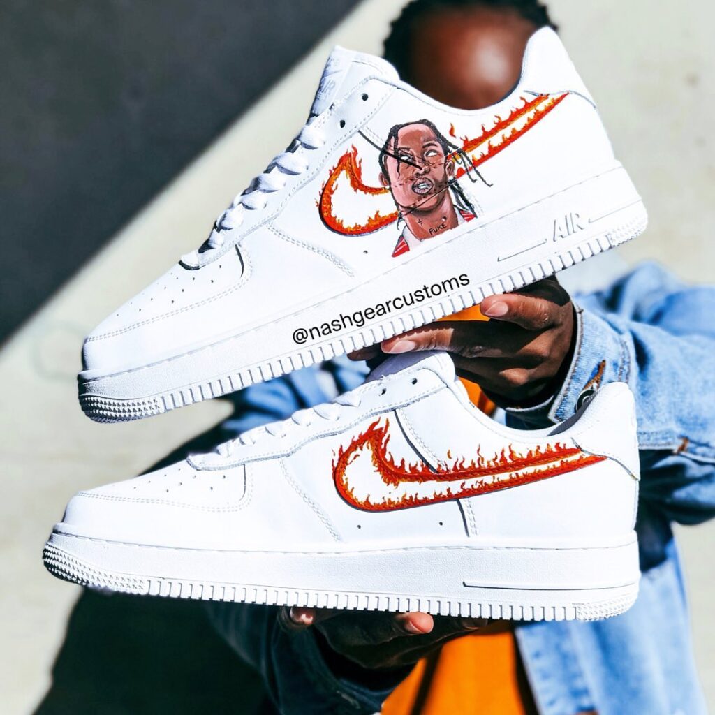 Travis Scott Air Force 1 Custom – Daniel Customs