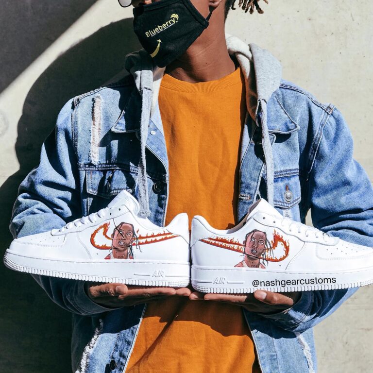 Travis Scott Air Force 1 Custom – Daniel Customs