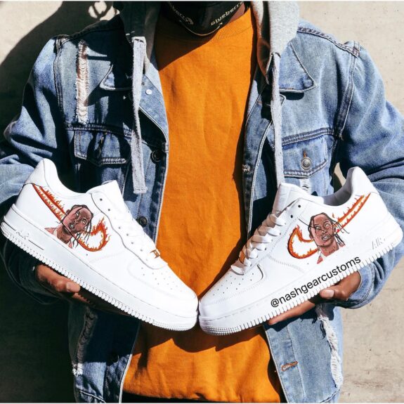Travis Scott Air Force 1 Custom – Daniel Customs