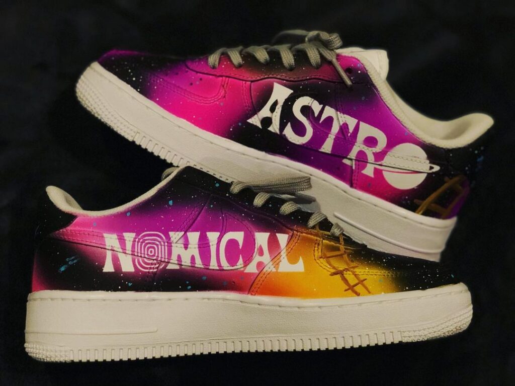 Travis Scott Air Force 1 Custom – Daniel Customs