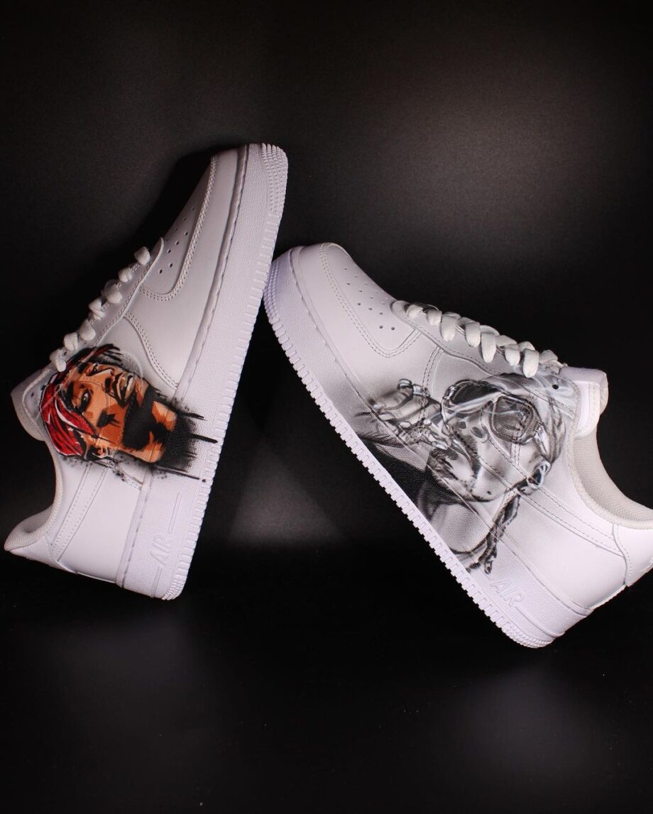 Tupac x Snoop Dogg Air Force 1 Custom – Daniel Customs
