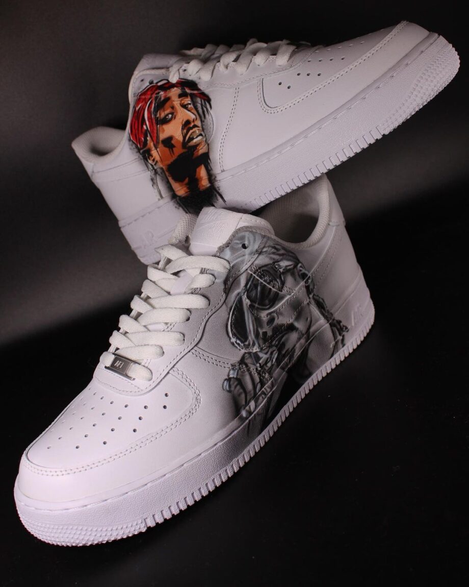 Tupac x Snoop Dogg Air Force 1 Custom – Daniel Customs