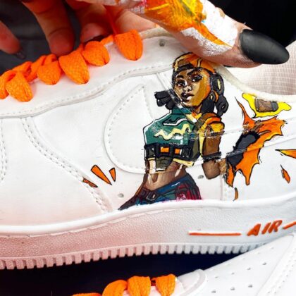 Valorant x Raze Air Force 1 Custom – Daniel Customs