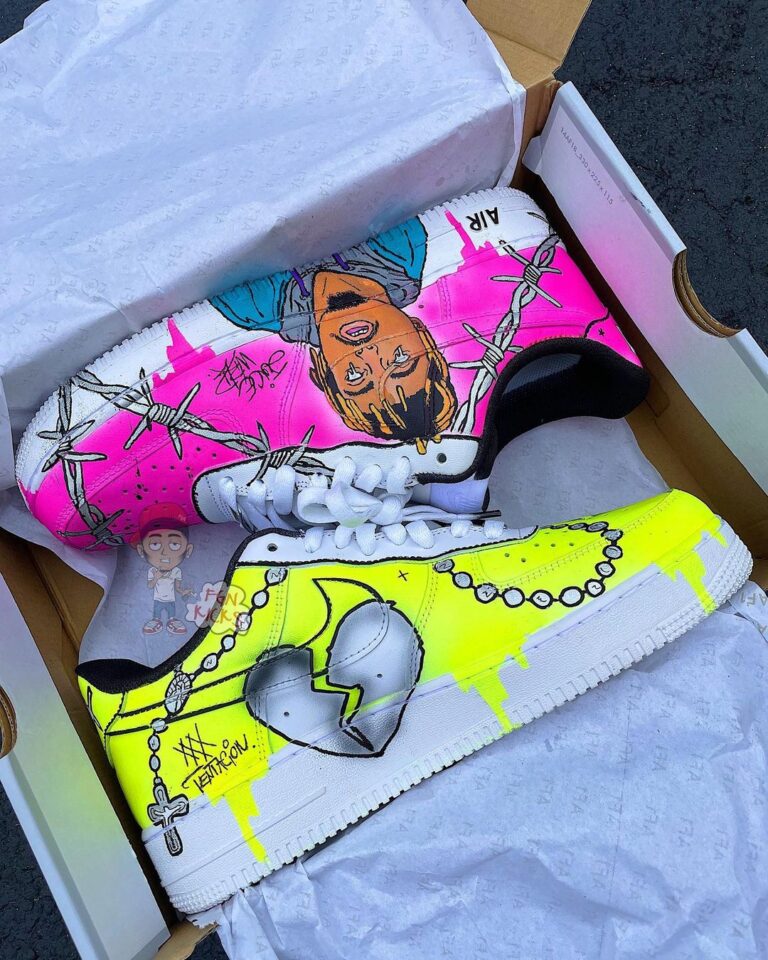 XXXTENTACION x Juice WRLD Air Force 1 Custom – Daniel Customs
