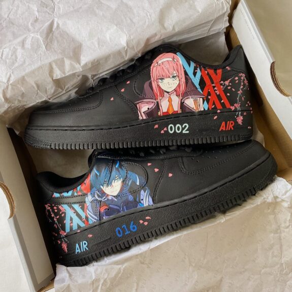 Zero Two x Hiro Air Force 1 Custom – Daniel Customs