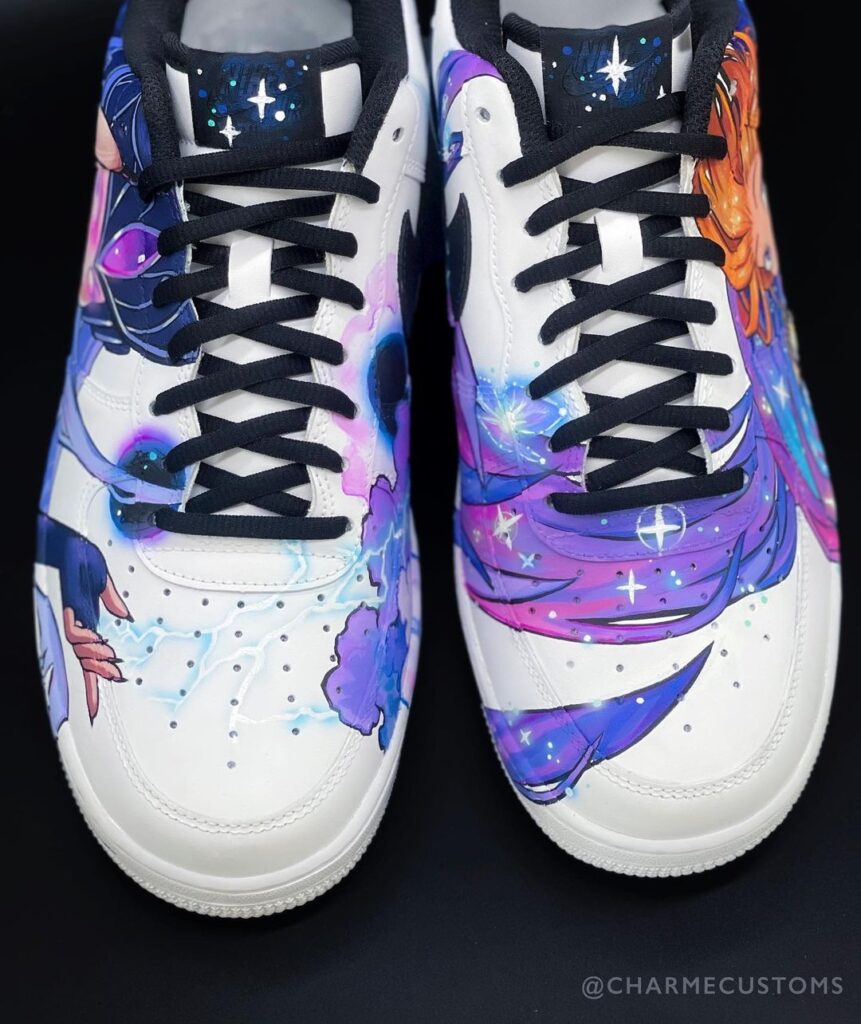 Zoe and Syndra Air Force 1 Custom – Daniel Customs