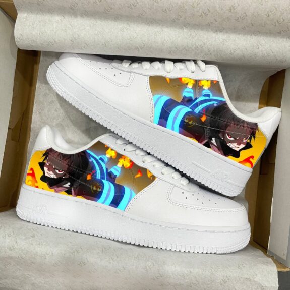 Anime Fire Force Air Force 1 Custom,Kayoko Huang ,Fire Force Maga ...