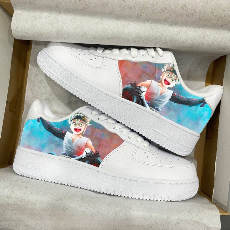 Black Clover Air Force 1 Custompaplo Espumaacier Silva